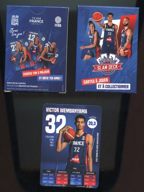 DRAFT NITE 2023 Slam Deck Rookie Victor Wembanyama Rc Team Frankreich ...