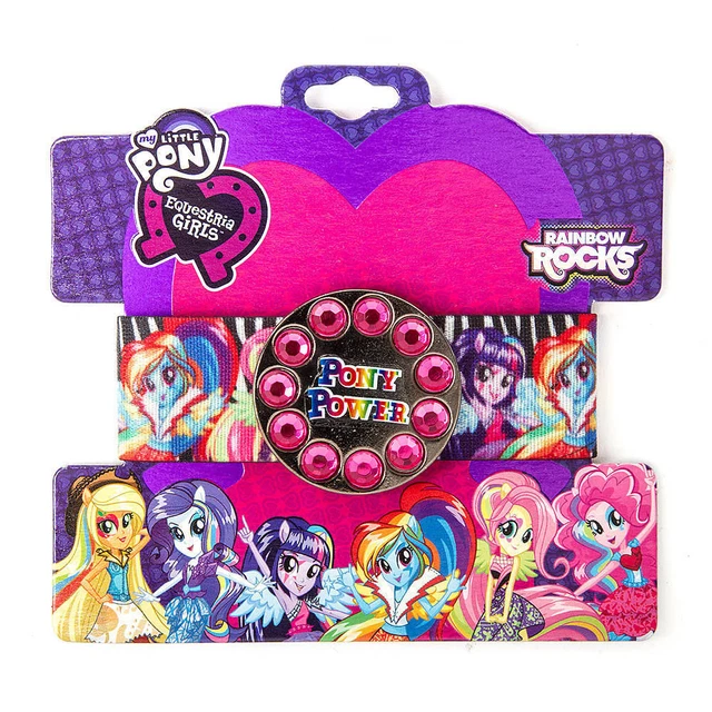 MY LITTLE PONY Equestria Girls Pony Power Bracelet Hasbro Rainbow Rocks ...