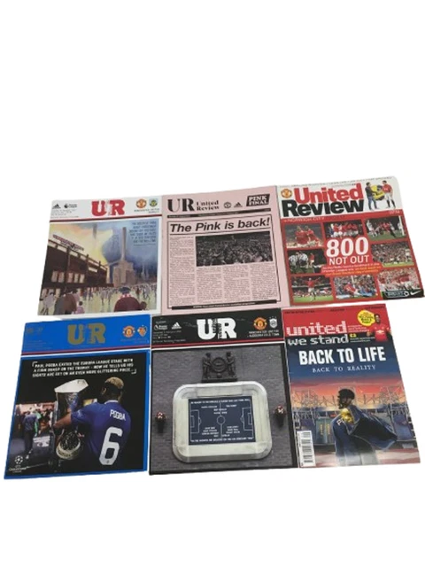 MANCHESTER UNITED UNITED Review 2017 Matchday Programmes Bundle £5.99 ...