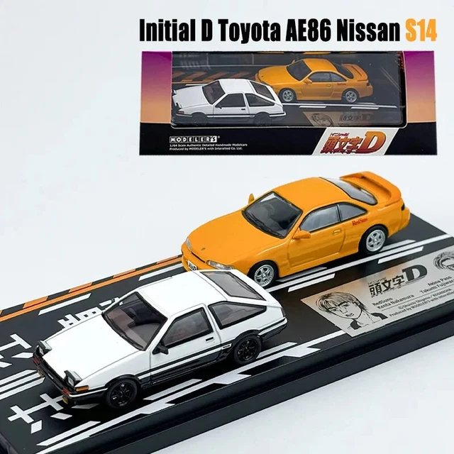 INITIAL D TOYOTA AE86 & Nissan S14 Diecast Model EUR 178,79 - PicClick FR