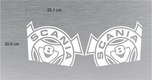 SCANIA V8 WINDOW Decal / sticker £9.56 - PicClick UK