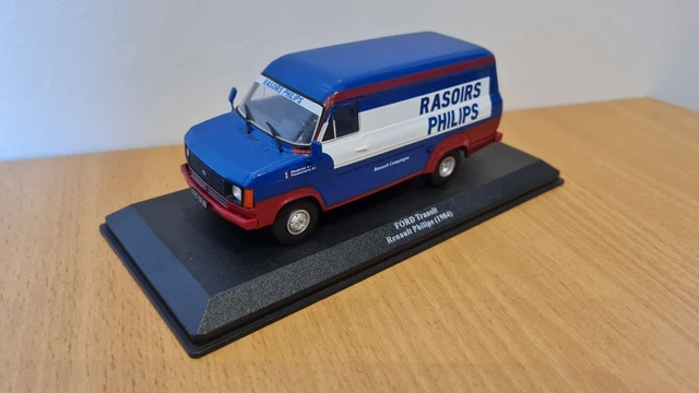 FORD TRANSIT &RENAULT Philips" 1984 - Altaya "Assistance Rallye" 1/43 ...