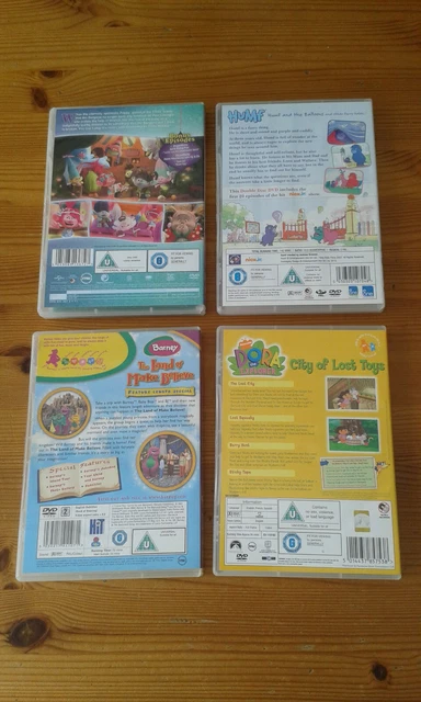 DVD TROLLS HOLIDAY Humf Balloons Barney Land Make Believe Dora Explorer ...