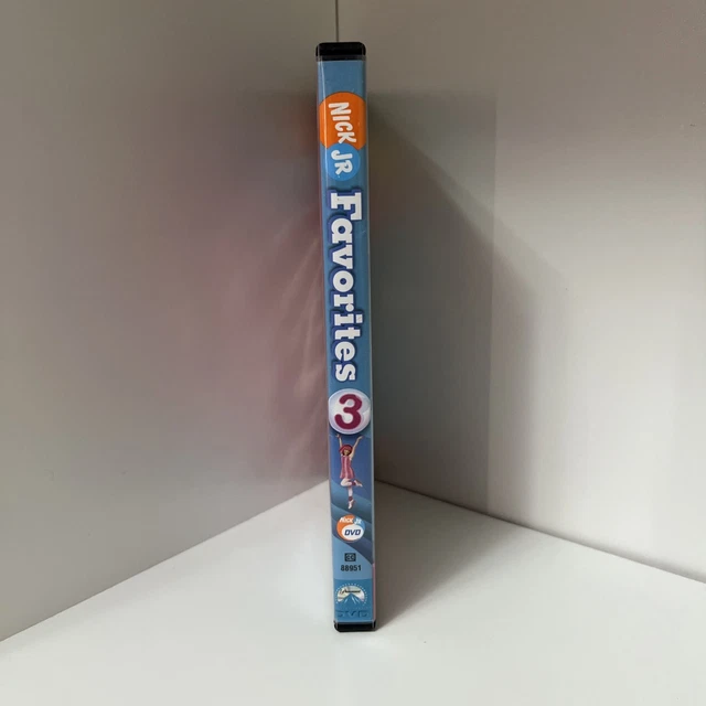 NICK JR FAVORITES 3 DVD+Insert Paper Good Condition DVD Nickelodeon ...