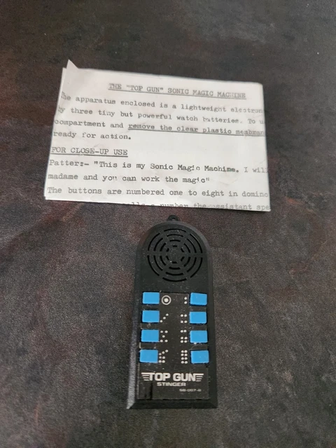 RARE VINTAGE COMEDY Magic Trick The Top Gun Sonic Magic Machine By Bob ...