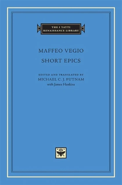 SHORT EPICS BY Maffeo Vegio (English) Hardcover Book $85.78 - PicClick CA