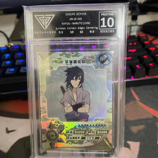 KARTE NARUTO KAYOU Sasuke Uchiha Nr-Sp-005 Naruto Cards Tcg Gcc GG 10 Unberührt EUR 29,20 ...