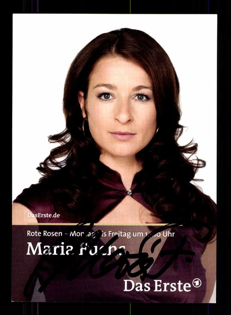 CARTOLINA AUTOGRAFATA MARIA Volpe Rose Rosse Originale Firmata #BC ...