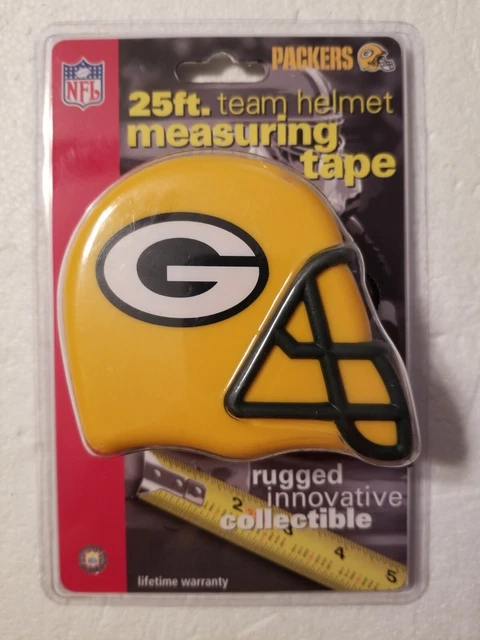 NEW 25 FT Green Bay Packers Team Helmet Tape Measure $9.99 - PicClick
