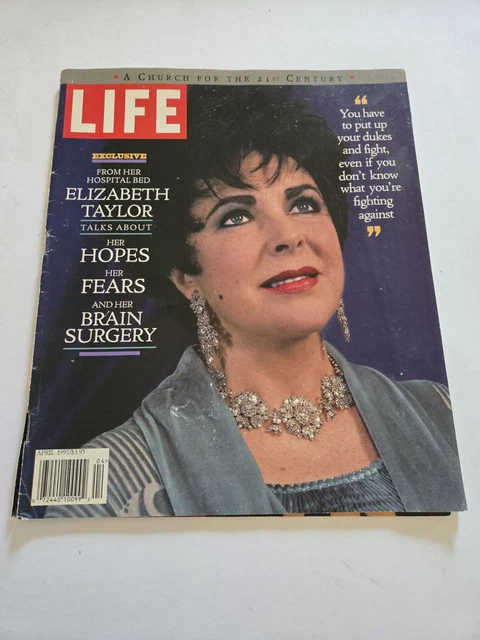 LIFE MAGAZINE APRIL 1997 with Elizabeth Taylor Cover No Label Vintage ...