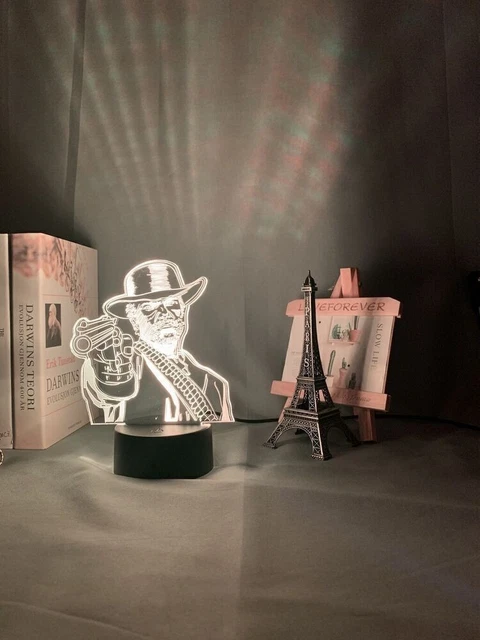GAME RED DEAD Redemption 3d Lamp Decor RDR2 Arthur Morgan Led Night ...