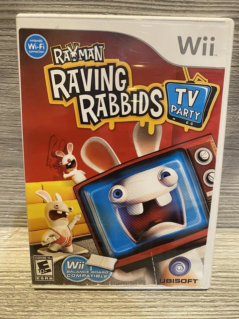 RAYMAN RAVING RABBIDS: TV Party (Nintendo Wii, 2008) £9.58 - PicClick UK