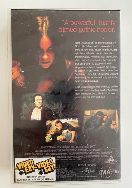 TRANCE [VHS] UNIVERSAL Trimark Video Ex-Rental Tape Christopher Walken ...