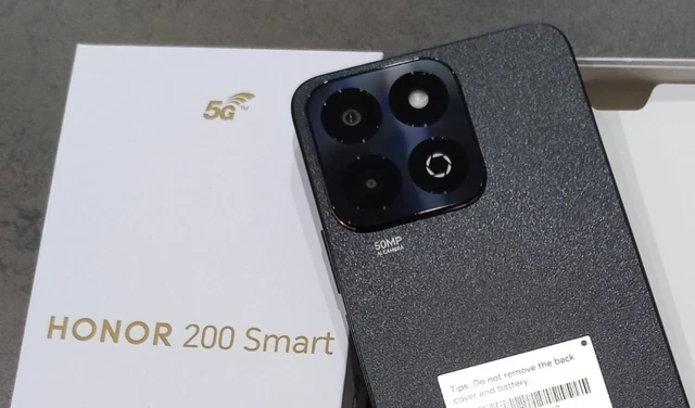 SMARTPHONE HONOR 200 Smart 5G Midnight Black Dual Sim ALT-NX1 256Go ...