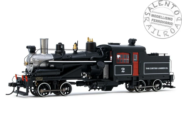 RIVAROSSI HR2882 H0 1:87 - Locomotiva a Vapore Americana Heisler "The ...