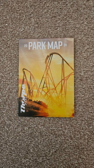 THORPE PARK 2024 Park Map Hyperia Collectible Brand new £2.80 - PicClick UK