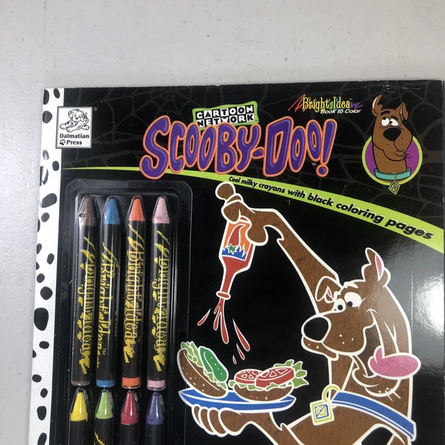 RARE VINTAGE 2004 Scooby-Doo Midnight Snack! Black Coloring Activity ...