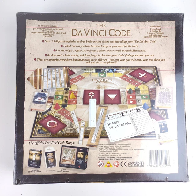 THE DA VINCI Code Board Game - Winning Moves 2006 - Brand New & Sealed ...
