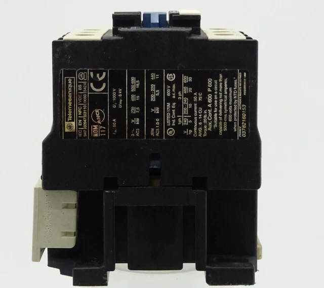 LEISTUNGSSCHÜTZ TELEMECANIQUE LC1D3200P7 Schütz 230V Contactor 15kW mit ...