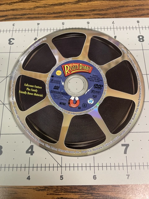 WHO FRAMED ROGER Rabbit, DVD 1988, Full Screen, Disc Only! $5.99 ...