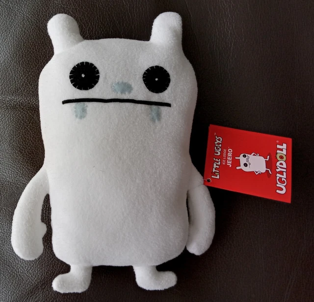2002 UGLYDOLL ICE LODGE JEERO 7" PLUSH TOY Little ugly doll SDCC white ...