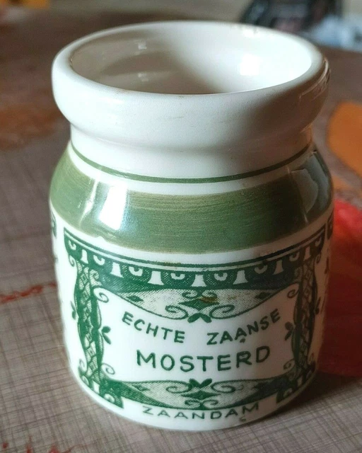 POT À MOUTARDE "ECHTE ZAANSE MOSTERD - ZAANDAM" MOSTERDMOLEN DE HUISMAN ...