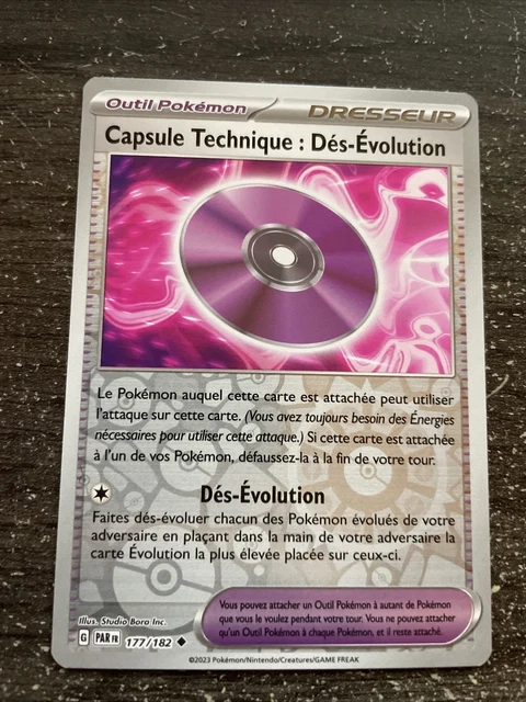 CT : DES-EVOLUTION Reverse - Pokémon 177/182 Ev04 Par Faille Paradoxe ...