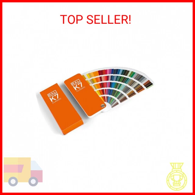 RAL K7 COLOR Chart, 216 Colors, Gloss, 8 Languages $38.43 - PicClick