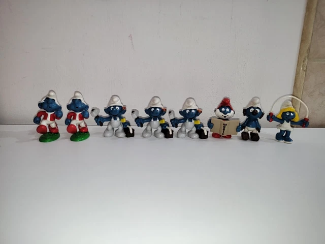 PUFFI SCHLEICH THE SMURFS PEYO BULLY anni 80 EUR 29,90 - PicClick IT
