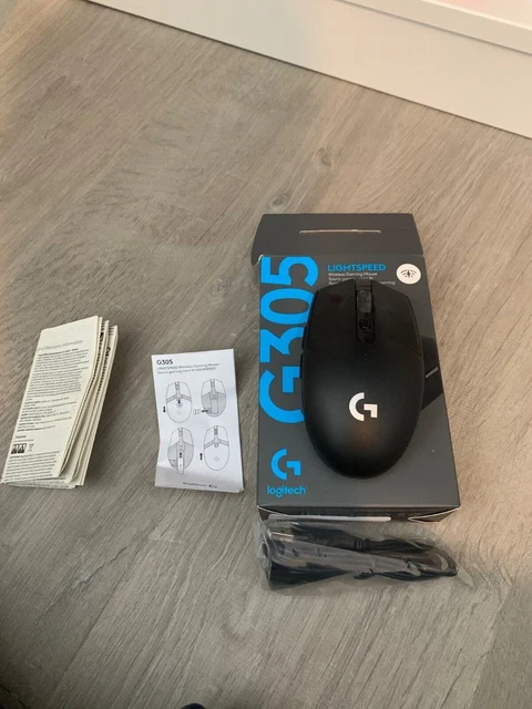 LOGITECH G305 LIGHTSPEED Wireless Gaming Mouse,Black SEE PHOTOS AND ...