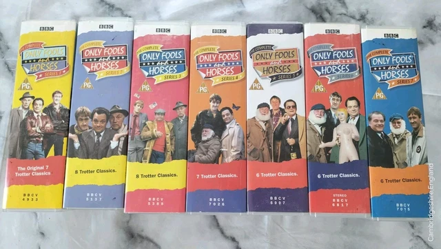 ONLY FOOLS AND HORSES COMPLETES SERIES 1 2 3 4 5 6 7 VHS Delboy Rodney ...