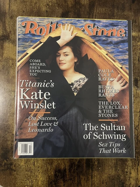 ROLLING STONE MAGAZINE marzo 1998 Kate Winslet Titanic Busta NUOVO DI ...