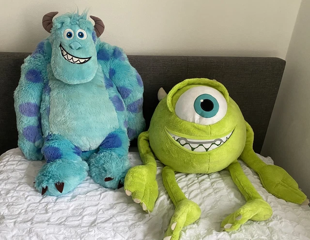 DISNEY PIXAR MONSTERS Inc Large Sully And Mike Wazowski Plush Soft Toys ...