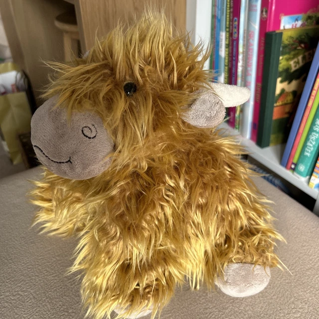 JELLYCAT MEDIUM TRUFFLES Highland Cow Soft Toy Plush Beanie Pillow 10 ...