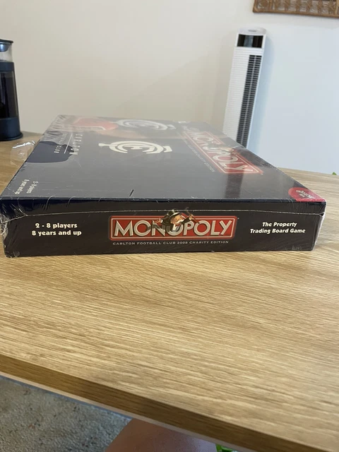 CARLTON AFL FOOTBALL Club Monopoly 2008 Charity Edition Board Game ...