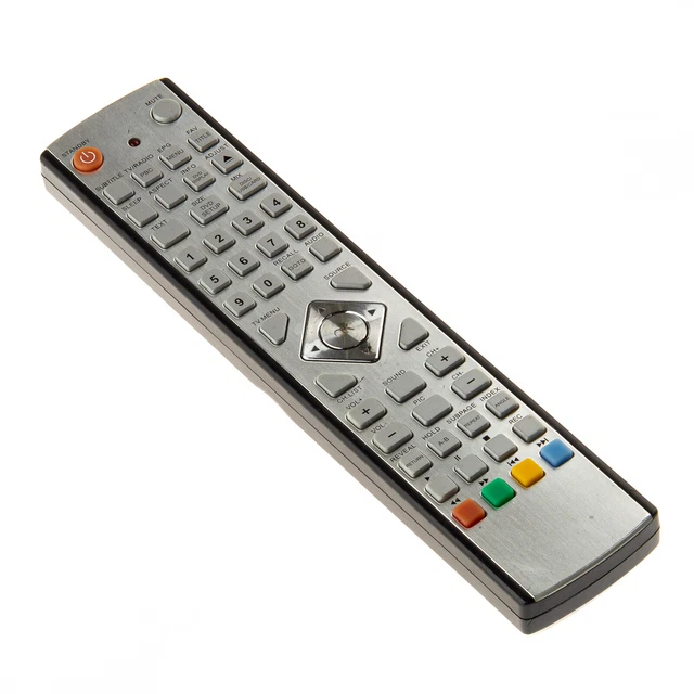 ORIGINALE TEVION LCD TV 1911 Telecomando / Senza Coperchio Vano ...