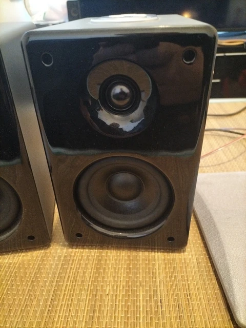ACOUSTIC SOLUTIONS B100 Bluetooth Wireless Bookshelf Speakers £35.00 ...
