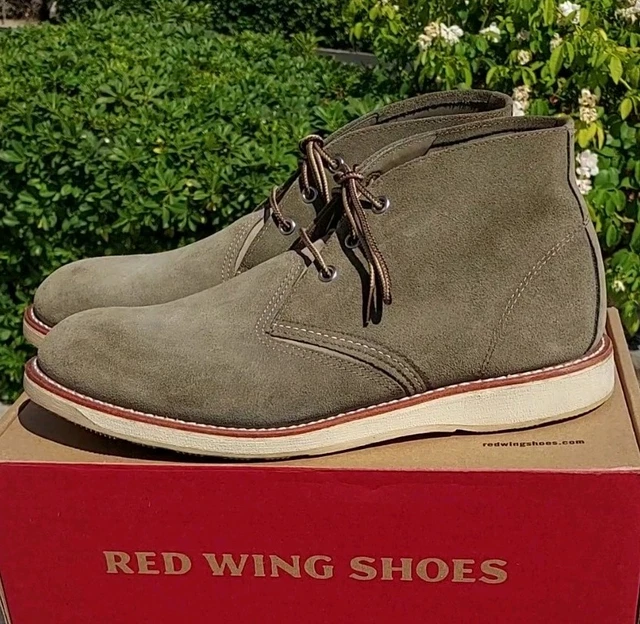 RARE DISCONTINUED RED Wing 3144 Sage Mohave Suede Chukka Boots Size 11 ...