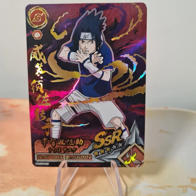 NARUTO SHIPPUDEN CARD TCG - Sasuke Uchiha - Rarissima HOLO MINT FOIL - Serie 1 EUR 19,90 ...