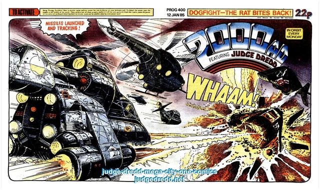 2000AD PROG 400 Judge Dredd Comic Issue Very Good to Excellent ...