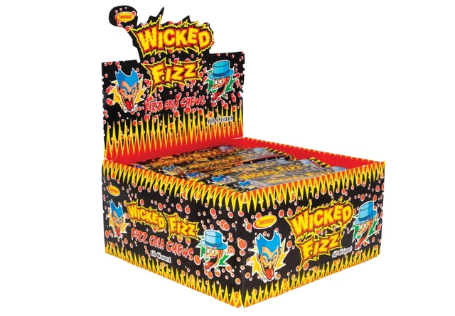 WICKED FIZZ COLA/BLUE Raspberry/Grape/Strawberry Flavour 12g x 72: Try ...