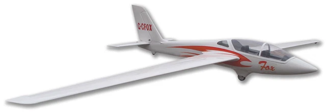FLYFLY FOX ELECTRIC Scale Glider 3.0m Fibreglass/Balsa EP FF-B017-C £ ...