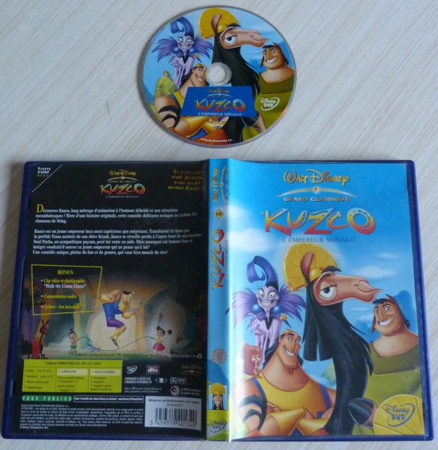 DVD WALT DISNEY Grand Classique Kuzco L'empereur Megalo N° 60 Losange Jaune EUR 5,99 - PicClick FR