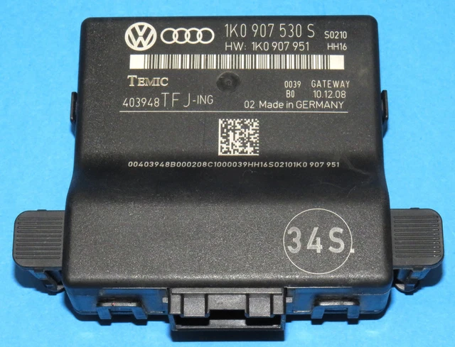 VW GOLF MK6 Can Bus Gateway Control Module Temic 1K0907530S £59.99 ...
