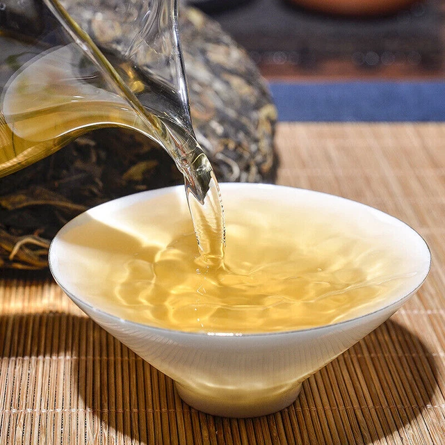 357G YUNNAN PU-ERH Tea Cake Yiwu Ancient Tree Cha Tea Green Tea Health ...