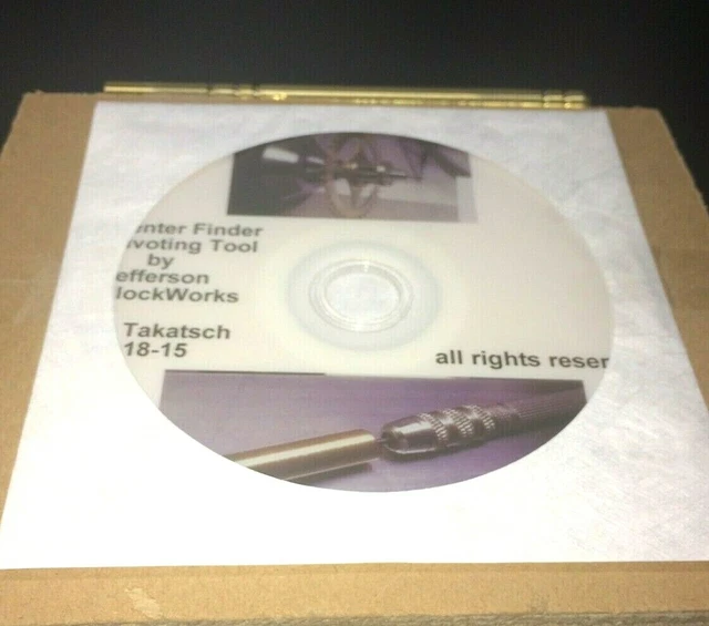 NEW PIVOT REPLACEMENT Center Finding Tool for Clock Repair plus How To ...