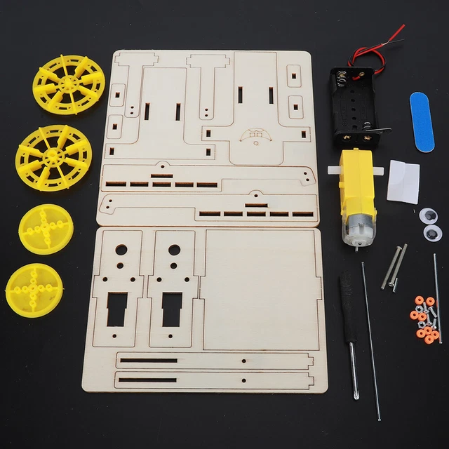 DIY CART PULLING Robot Cart Pulling Robot Model Educational Scientific ...