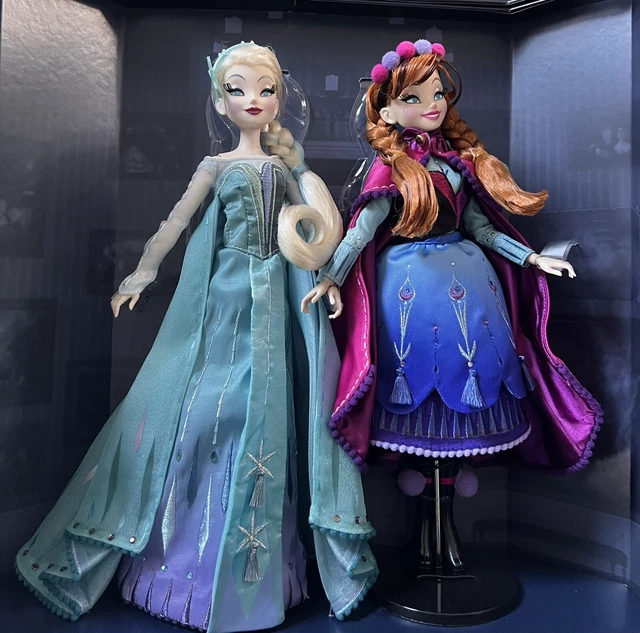 DISNEY ANNA & Elsa Frozen Limited Edition Doll Set D23 - #4489 - Brand ...