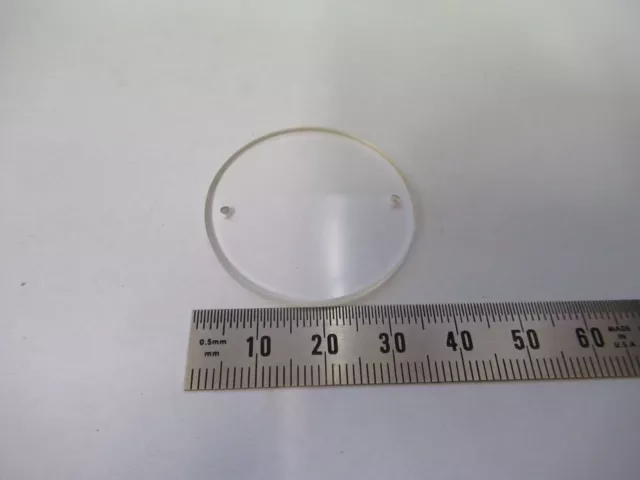 OPTICAL FLAT CALCIUM FLUORIDE CaF2 LENS LASER OPTICS AS PICTURED #Z6-A ...