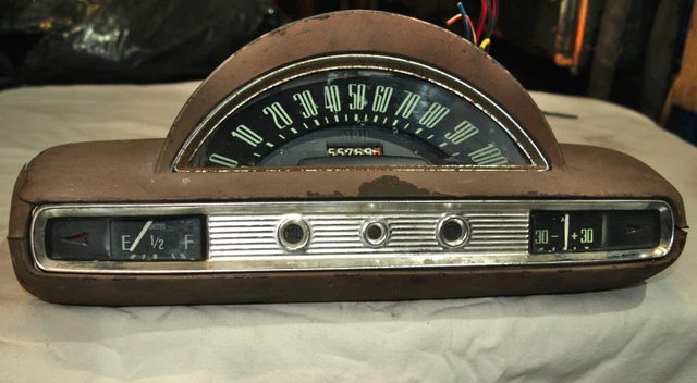 VINTAGE SPEEDOMETER INSTRUMENT Gauges Classic Car Ford? Hillman? £24.95 ...